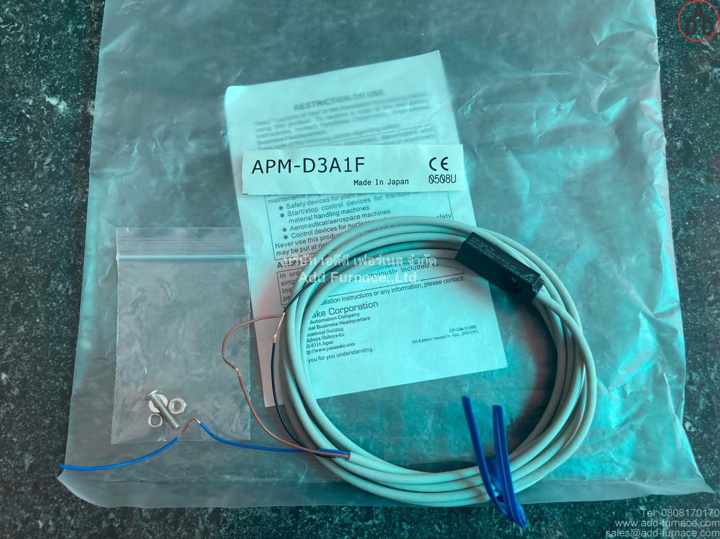 APM-D3A1F | Compact Proximity Sensors - บริษัท เอดีดี เฟอร์เนส จำกัด