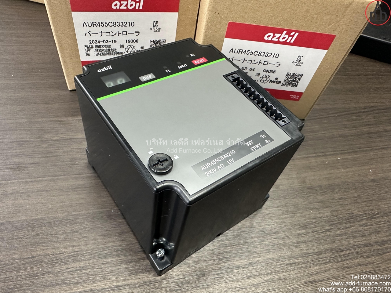 AUR455C833210 | Azbil Dynamic Self-Checking Burner Controller - บริษัท ...