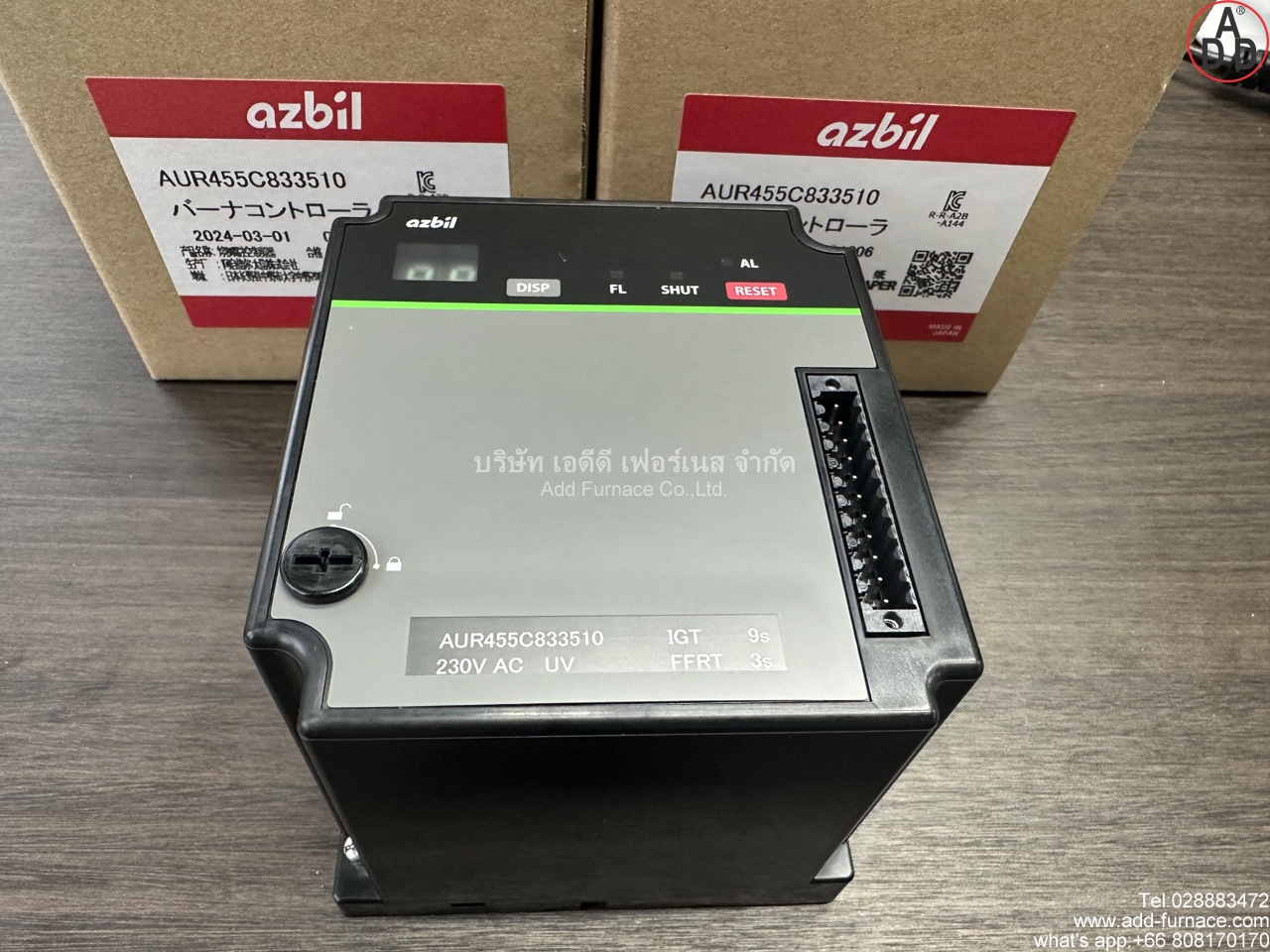 AUR455C833510 | Azbil Dynamic Self-Checking Burner Controller - บริษัท ...