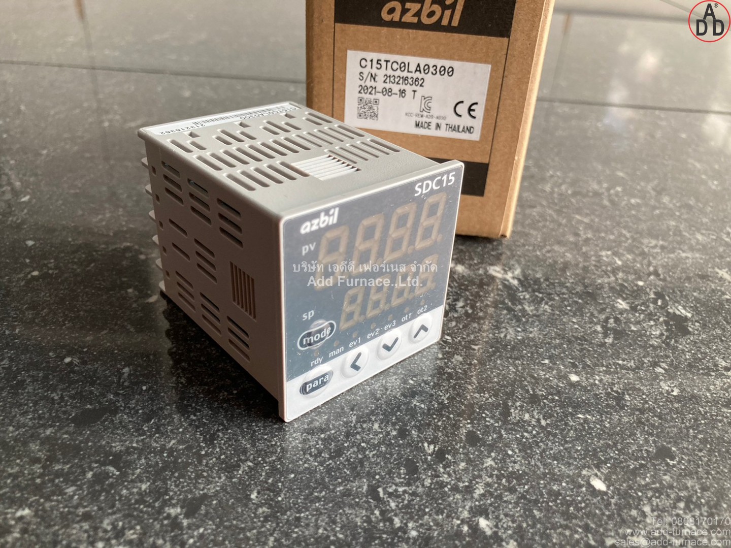 Azbil C15TC0LA0300 | azbil SDC15 - บริษัท เอดีดี เฟอร์เนส จำกัด