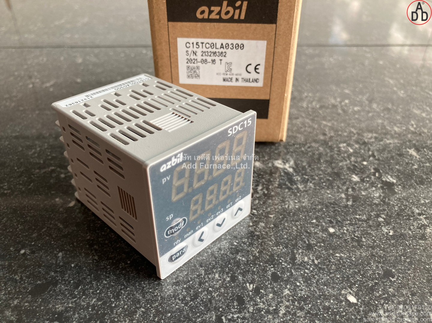 Azbil C15TC0LA0300 | azbil SDC15 - บริษัท เอดีดี เฟอร์เนส จำกัด