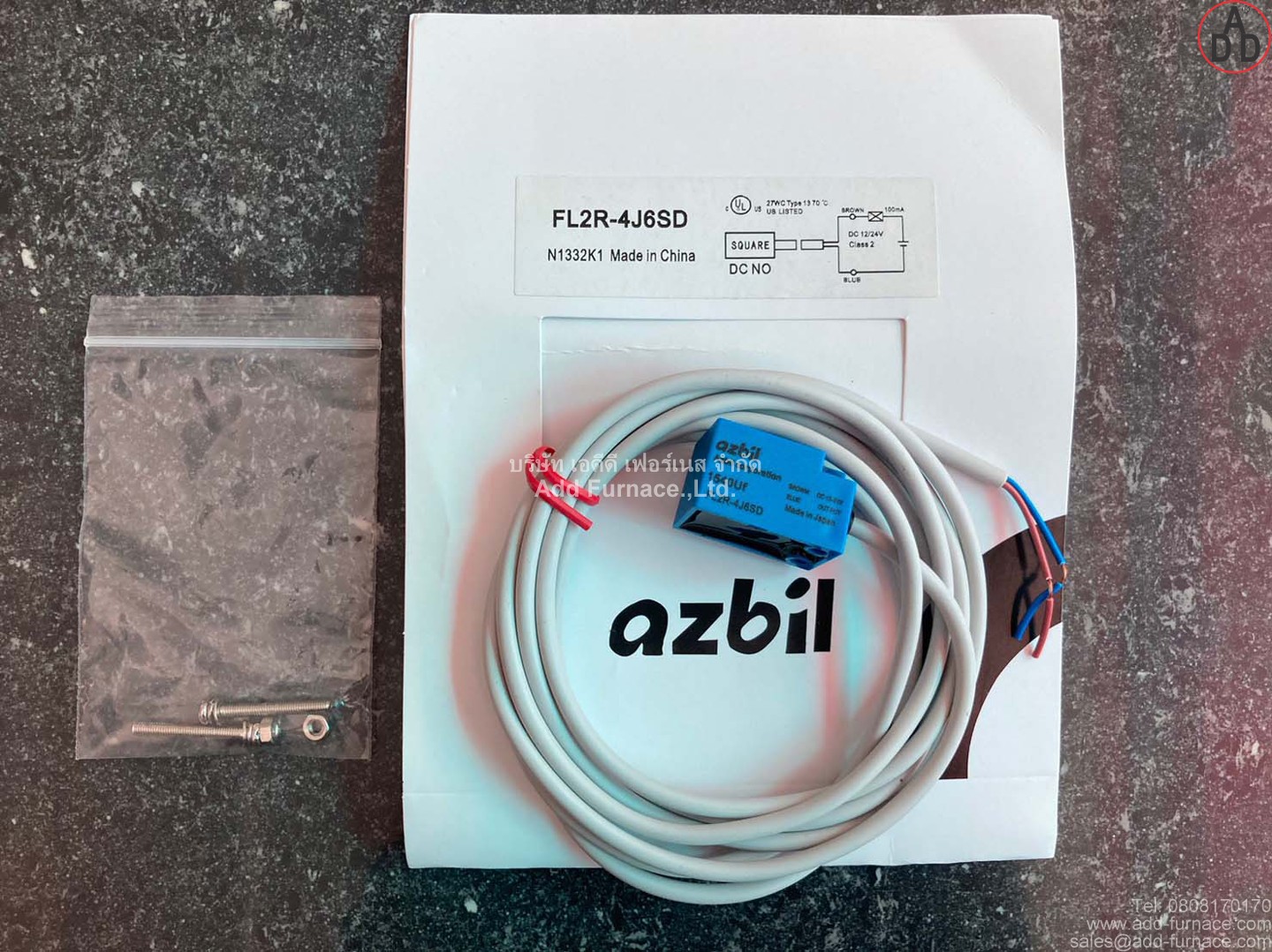 Azbil FL2R-4J6SD | Square Proximity Sensors - บริษัท เอดีดี เฟอร์เนส จำกัด