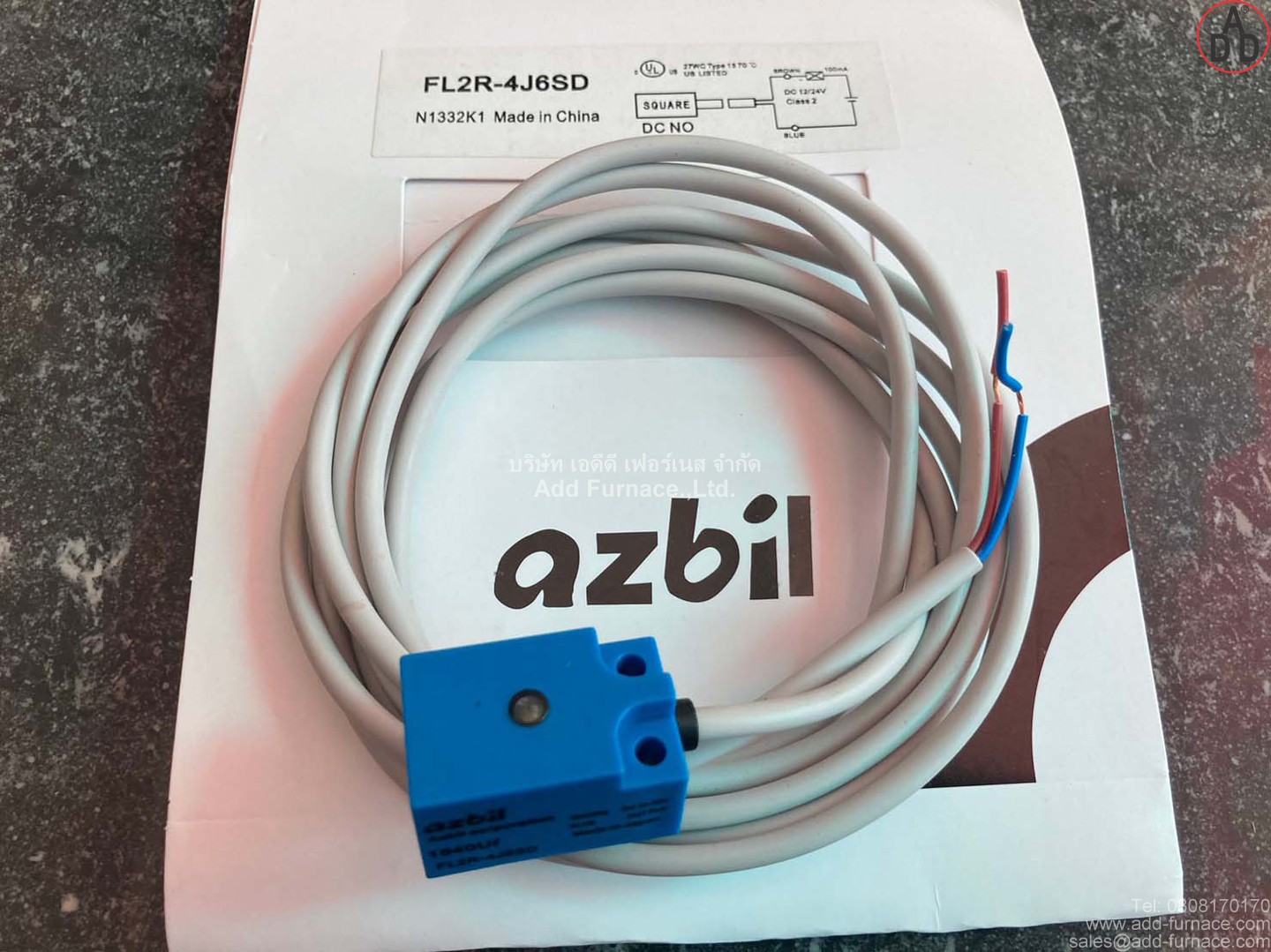 Azbil FL2R-4J6SD | Square Proximity Sensors - บริษัท เอดีดี เฟอร์เนส จำกัด