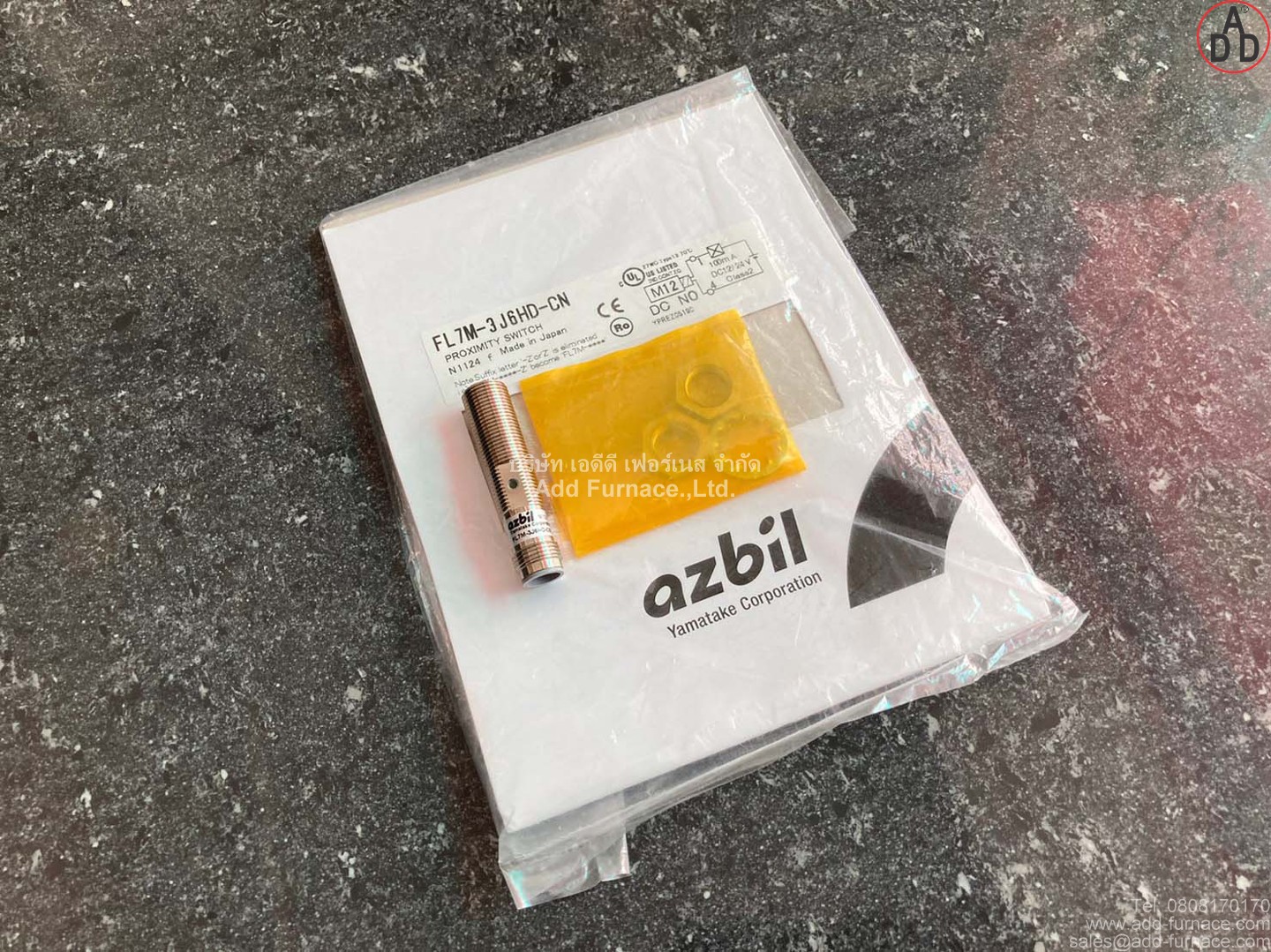 Azbil FL7M-3J6HD-CN | Proximity Switch - บริษัท เอดีดี เฟอร์เนส จำกัด