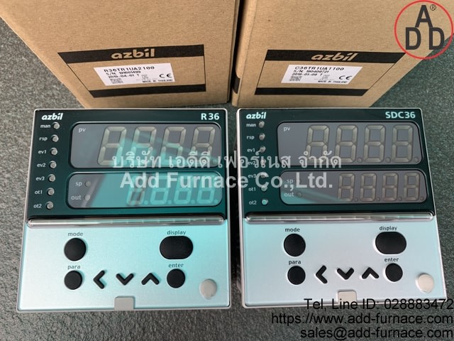Azbil R36 With SDC36 Same | SDC36,R36 - บริษัท เอดีดี เฟอร์เนส จำกัด