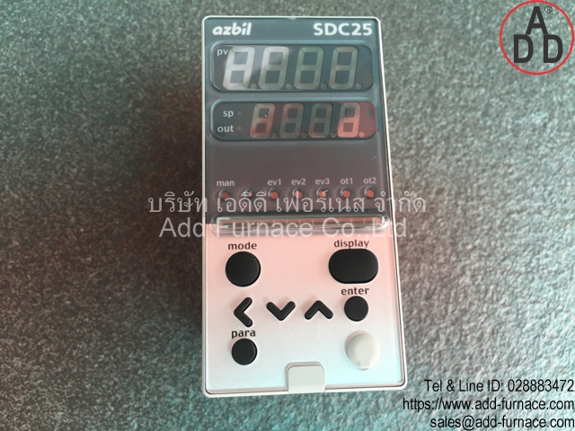 azbil SDC25 C25TC0UA1000 - บริษัท เอดีดี เฟอร์เนส จำกัด