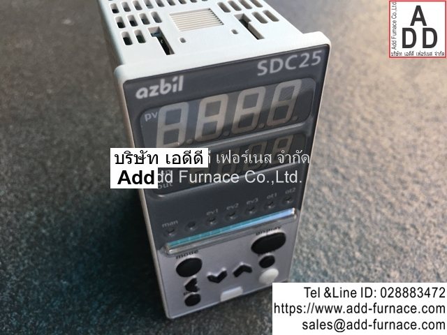 azbil SDC25 | C25TV0UA1000 - บริษัท เอดีดี เฟอร์เนส จำกัด