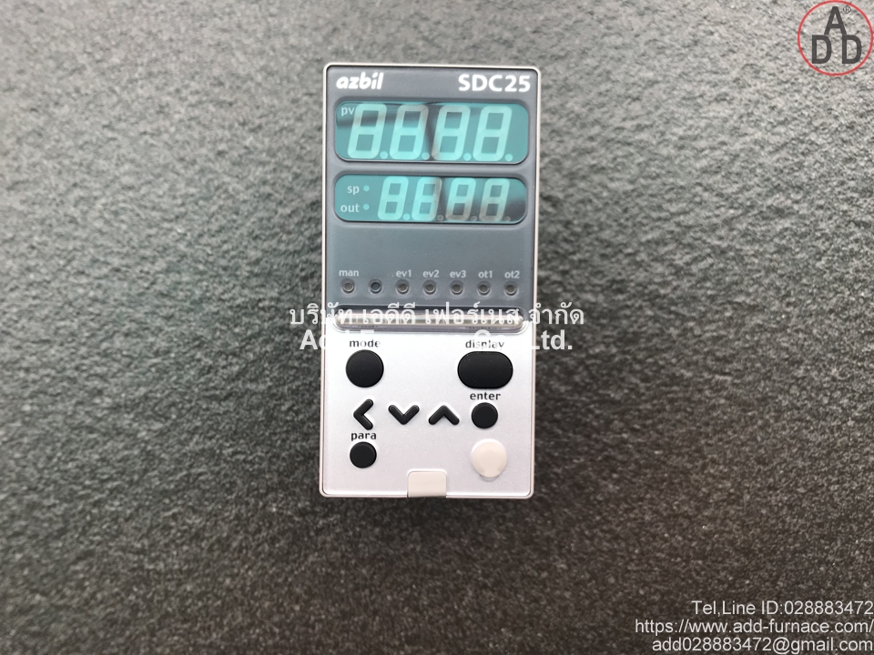 azbil SDC25 | C25TV0UA1000 - บริษัท เอดีดี เฟอร์เนส จำกัด
