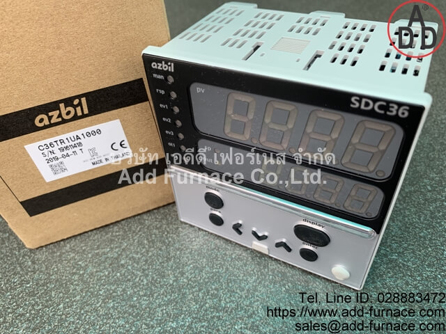 azbil SDC36 | C36TR1UA1000 - บริษัท เอดีดี เฟอร์เนส จำกัด