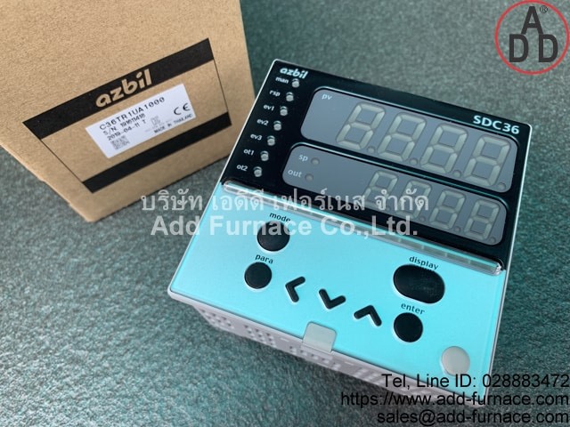 azbil SDC36 | C36TR1UA1000 - บริษัท เอดีดี เฟอร์เนส จำกัด