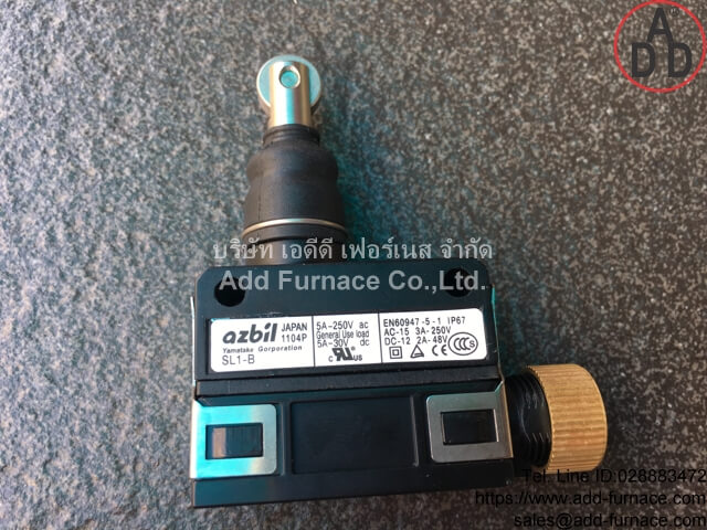 azbil SL1-B | azbil Limit Switch - บริษัท เอดีดี เฟอร์เนส จำกัด