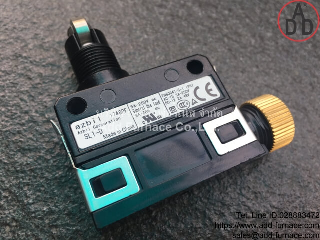 azbil SL1-D | azbil Limit Switch - บริษัท เอดีดี เฟอร์เนส จำกัด