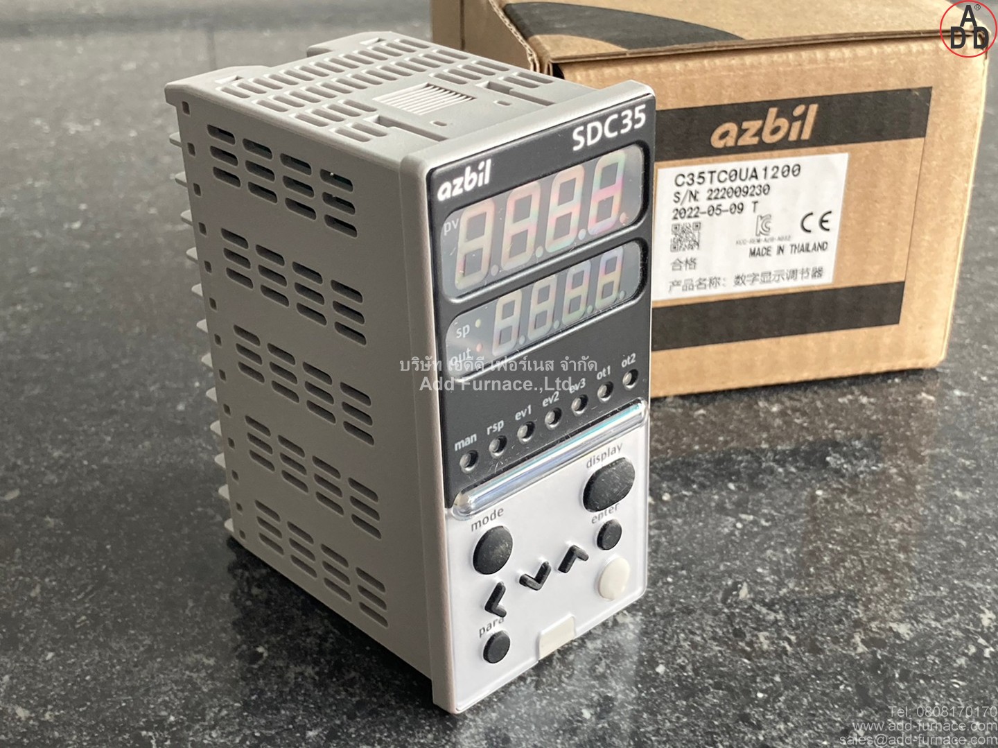 C35TC0UA1200 | azbil SDC35 - บริษัท เอดีดี เฟอร์เนส จำกัด