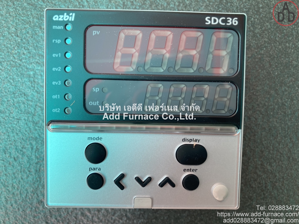 C36TC0UA1000 | azbil SDC36 - บริษัท เอดีดี เฟอร์เนส จำกัด