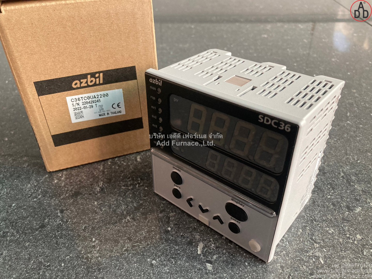 C36TC0UA2200 | azbil SDC36 - บริษัท เอดีดี เฟอร์เนส จำกัด