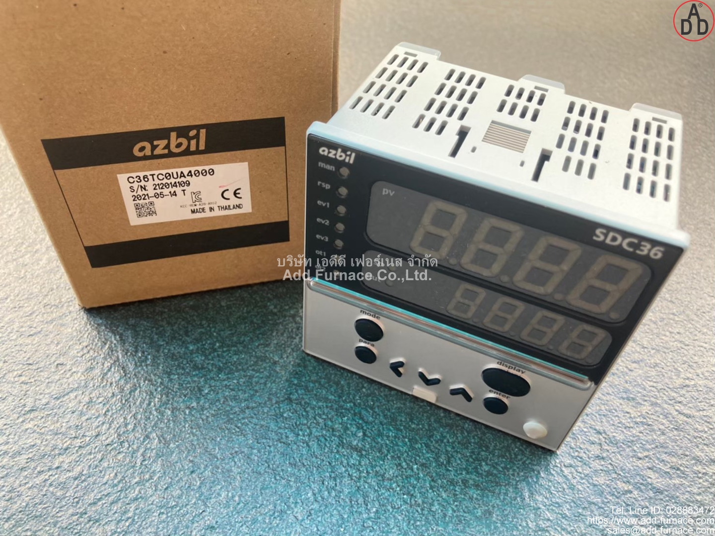 C36TC0UA4000 | azbil SDC36 - บริษัท เอดีดี เฟอร์เนส จำกัด