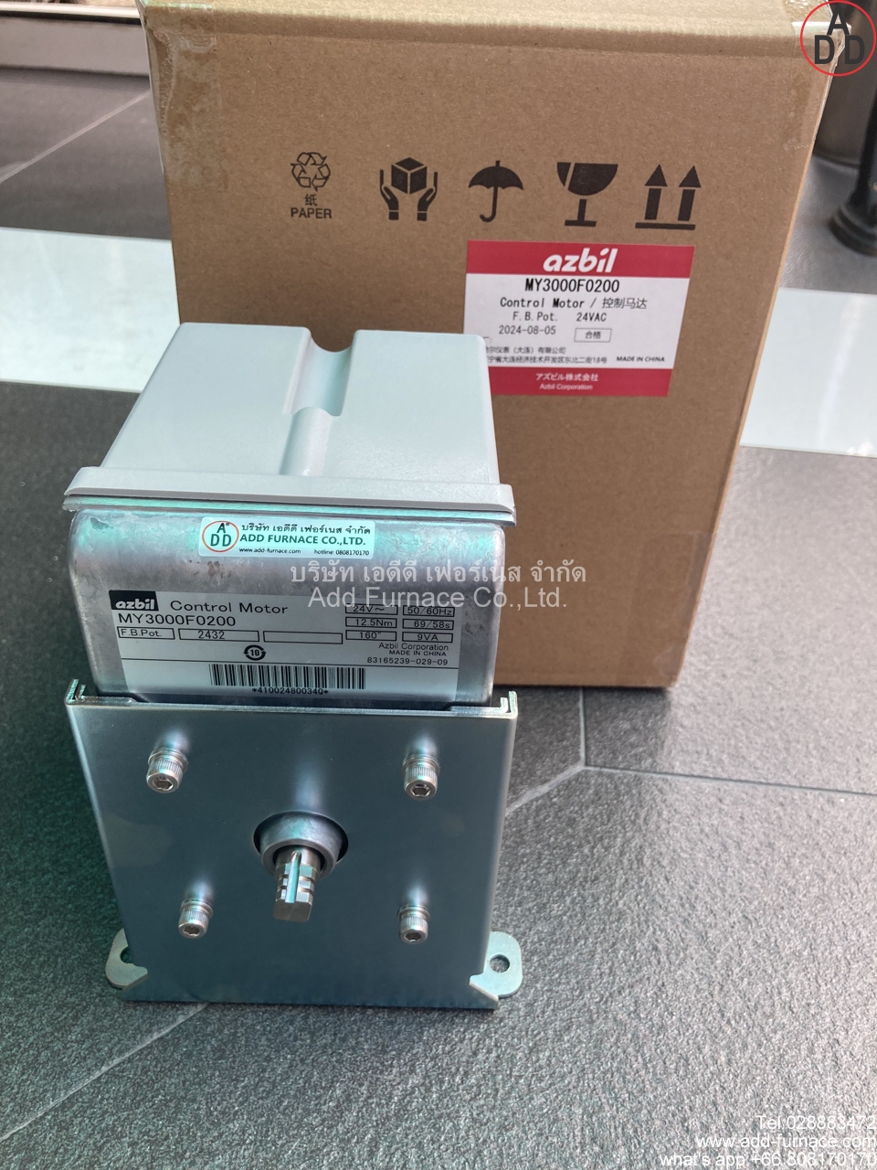 Azbil MY3000F0200 - บริษัท เอดีดี เฟอร์เนส จำกัด