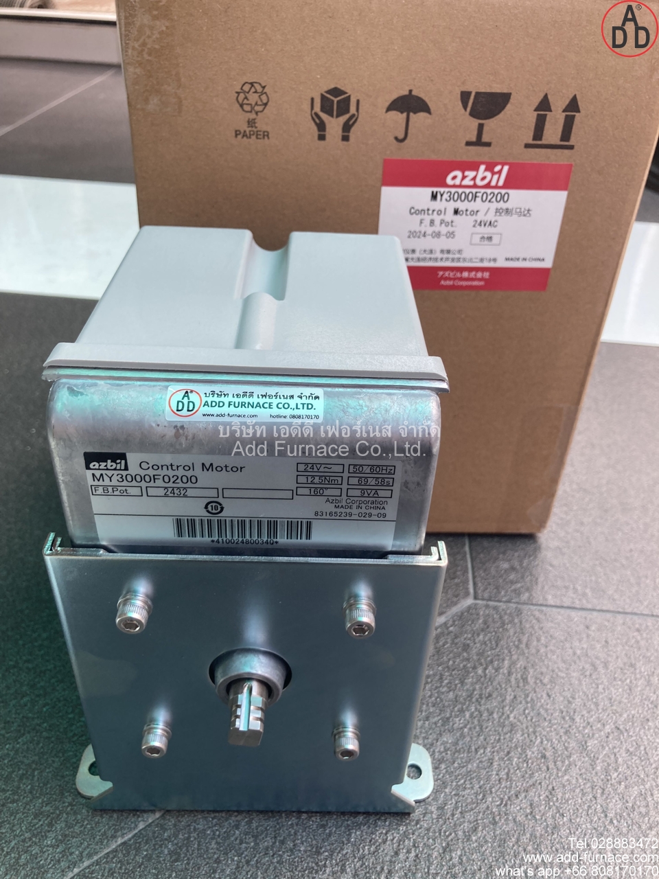 Azbil MY3000F0200 - บริษัท เอดีดี เฟอร์เนส จำกัด