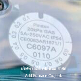 Pressure Switch C6097A 0110 - บริษัท เอดีดี เฟอร์เนส จำกัด