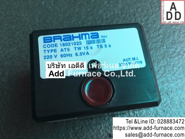 BRAHMA Italy TYPE AT5 TW 15 S TS 5 S - Thailand agent