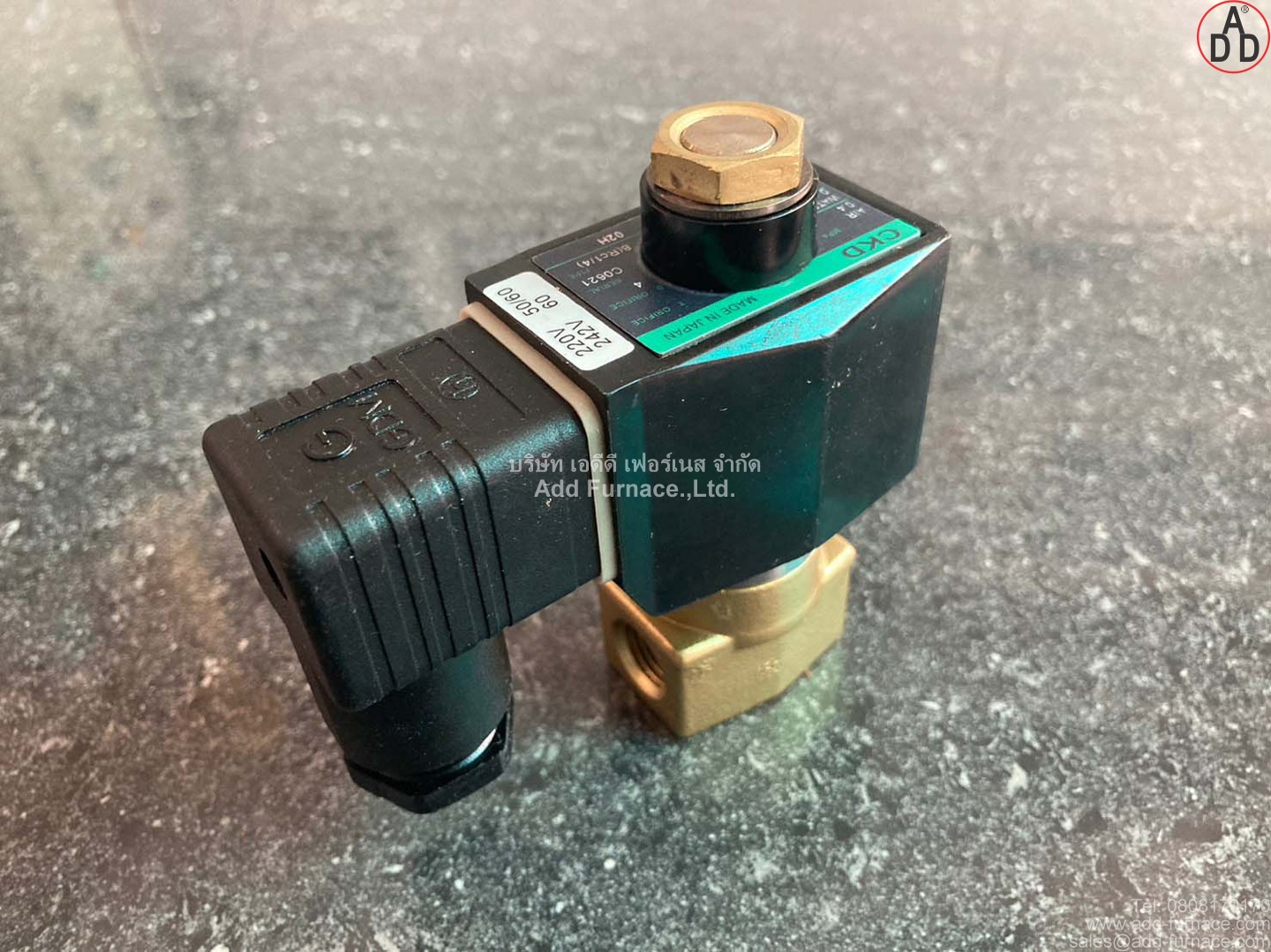 AB42-02-5 02H | Rc1/4" CKD Solenoid Valve - บริษัท เอดีดี เฟอร์เนส จำกัด