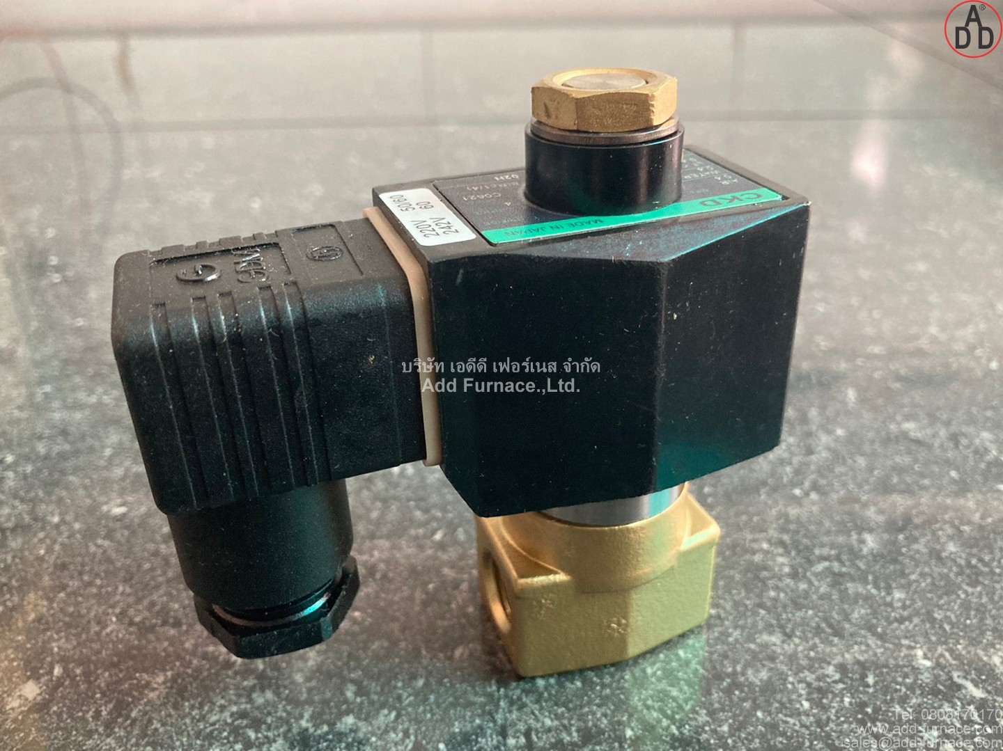 AB42-02-5 02H | Rc1/4" CKD Solenoid Valve - บริษัท เอดีดี เฟอร์เนส จำกัด