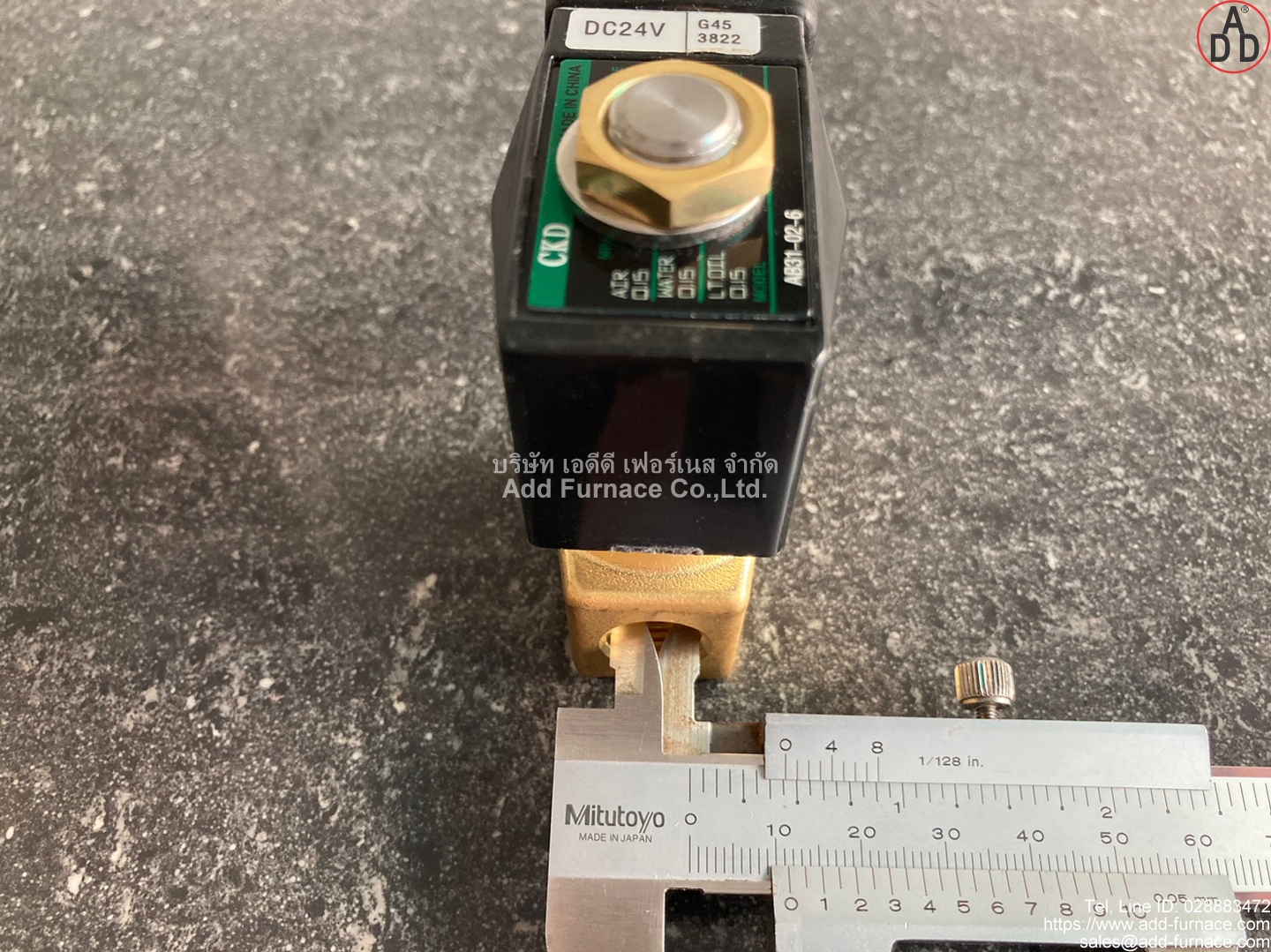 CKD AB31-02-6 DC24V - บริษัท เอดีดี เฟอร์เนส จำกัด