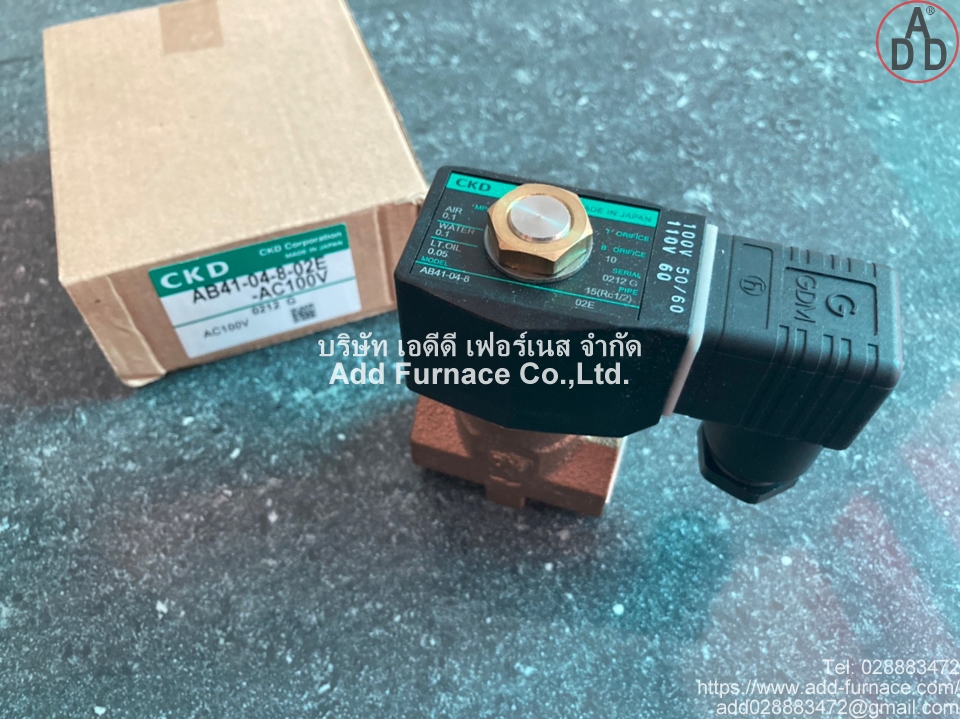CKD 直動式2ポート弁 通電時閉形 AB42-03-6-04A-AC100V 1個（直送品） - www.ahlarabchat.net