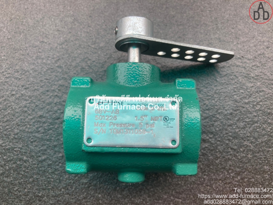 Eclipse 6BV-AB 501226 1.5" NPT 75°Rotation - บริษัท เอดีดี เฟอร์เนส จำกัด