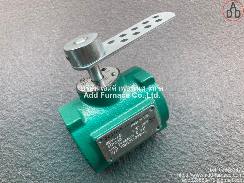 Eclipse 6BV-AB 501226 1.5" NPT 75°Rotation - บริษัท เอดีดี เฟอร์เนส จำกัด