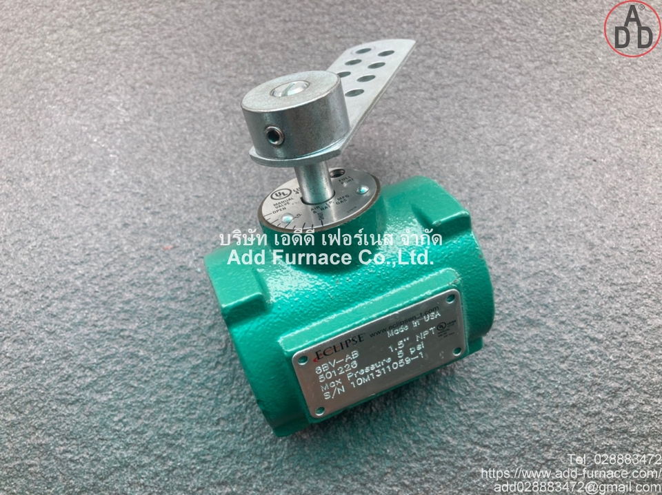 Eclipse 6BV-AB 501226 1.5" NPT 75°Rotation - บริษัท เอดีดี เฟอร์เนส จำกัด
