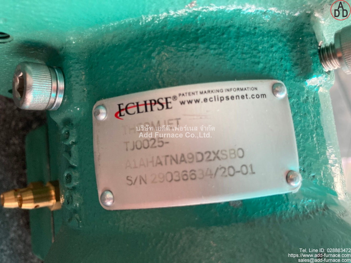 Eclipse ThermJet TJ0025(73kW) | Industry Gas Burners - บริษัท เอดีดี เฟ ...