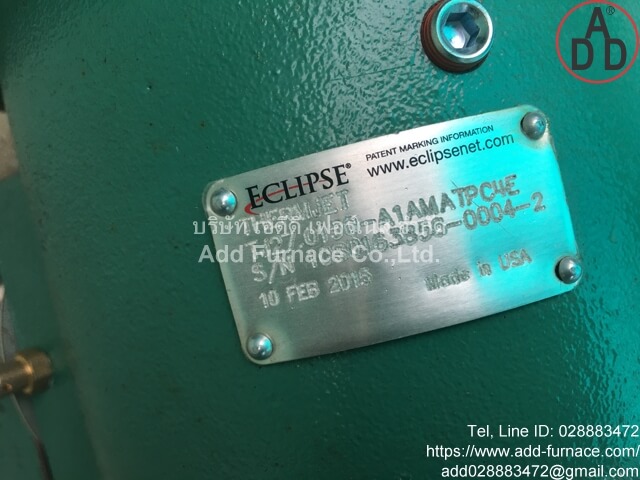 Eclipse Burner TJ0150(396kW) - บริษัท เอดีดี เฟอร์เนส จำกัด