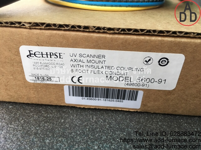 Model 5600-91 | Eclipse Uv Scanner - บริษัท เอดีดี เฟอร์เนส จำกัด