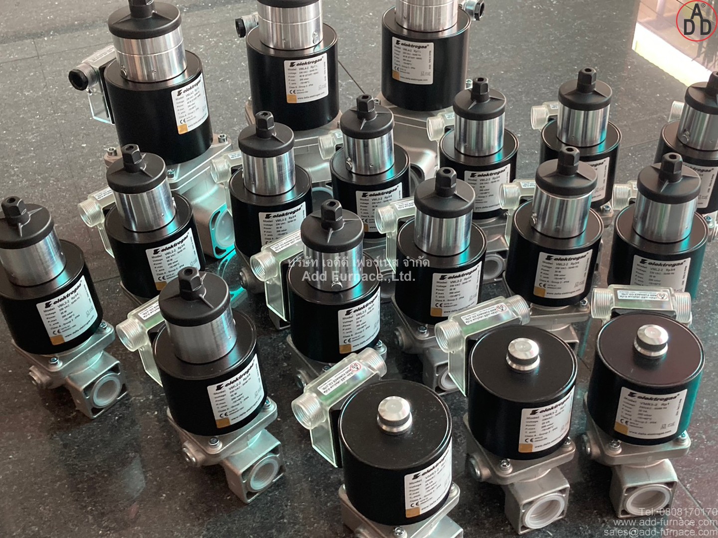 Elektrogas Solenoid Valve Series - บริษัท เอดีดี เฟอร์เนส จำกัด