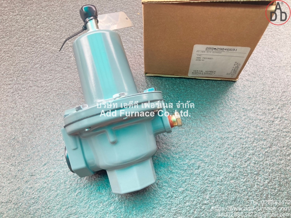 Fisher 289H-41 - บริษัท เอดีดี เฟอร์เนส จำกัด