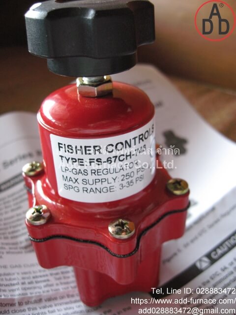 Fisher Controls Type FS-67CH-743 LP-Gas Regulator - Add Furnace Co.,Ltd.
