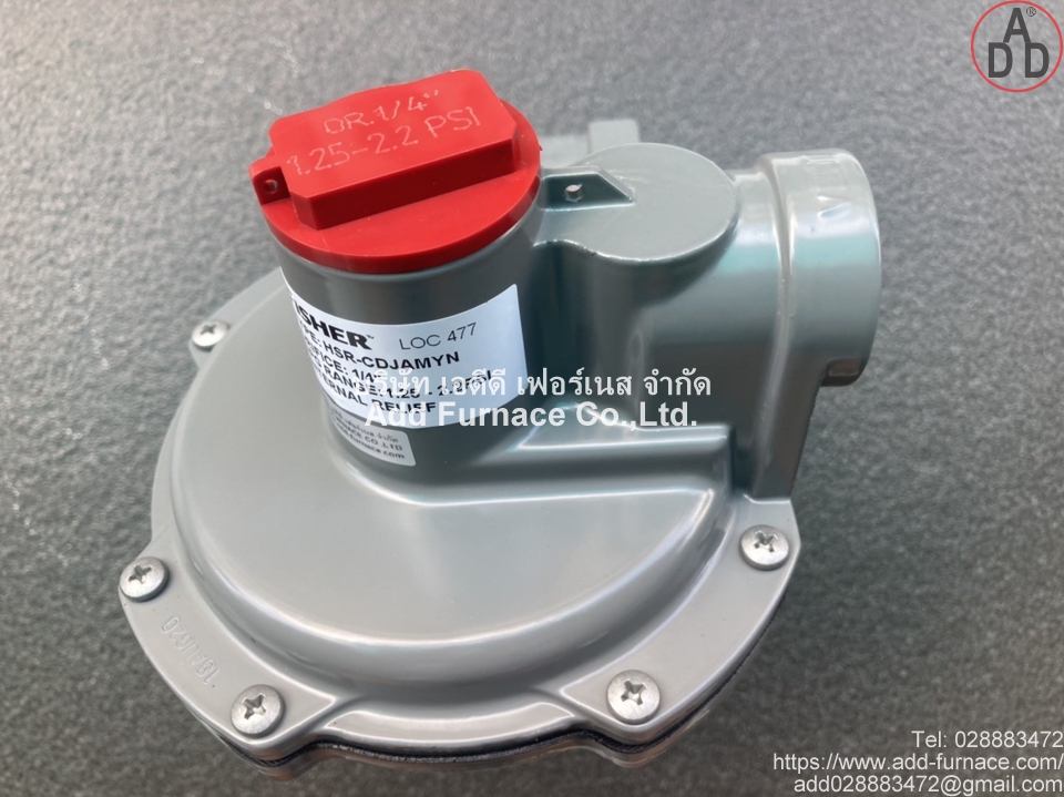 Fisher Controls Type HSR-CDJAMYN - Add Furnace Co.,Ltd.