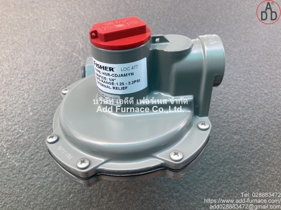 Fisher Controls Type HSR-CDJAMYN - Add Furnace Co.,Ltd.