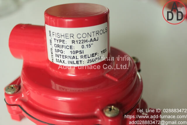Fisher Loc 870 Type R122H-AAJ - Add Furnace Co.,Ltd.