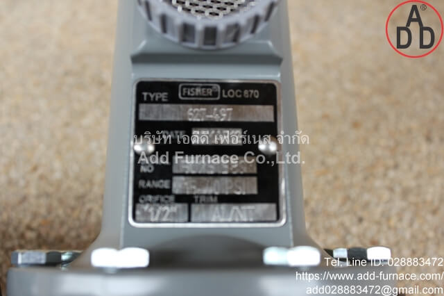 Fisher Loc 870 Type 627-497 - Add Furnace Co.,Ltd.
