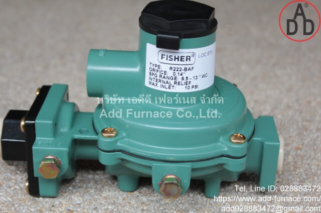 Fisher Loc 870 Type R222-BAF - บริษัท เอดีดี เฟอร์เนส จำกัด
