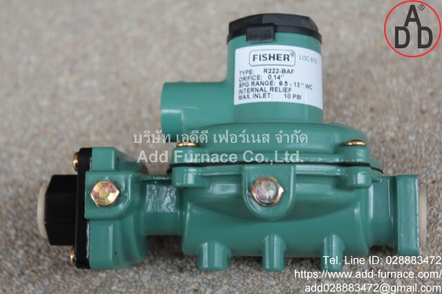 Fisher Loc 870 Type R222-BAF - บริษัท เอดีดี เฟอร์เนส จำกัด