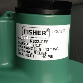 Fisher Loc 870 Type R622-CFF - Add Furnace Co.,Ltd.