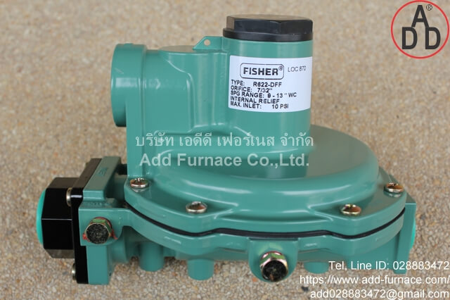 Fisher Loc 870 Type R622-DFF - Add Furnace Co.,Ltd.