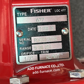 Fisher LOC 477 Type 627 - Add Furnace Co.,Ltd.
