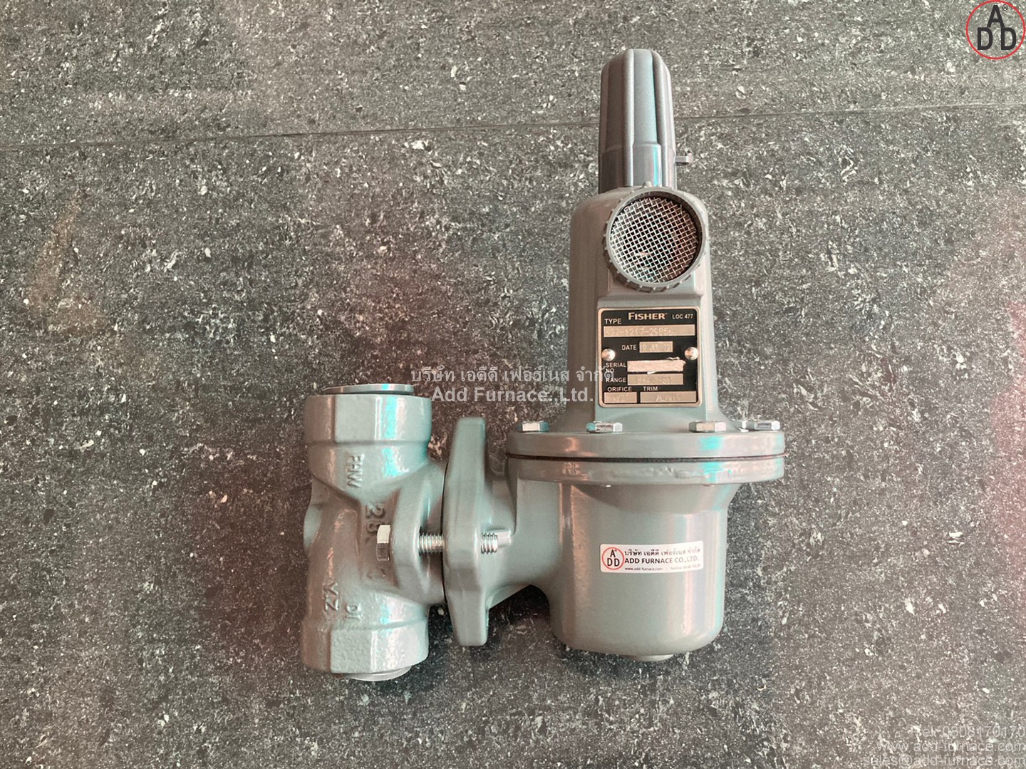 Fisher Type 627-1217-29858 | Fisher Regulator - บริษัท เอดีดี เฟอร์เนส ...