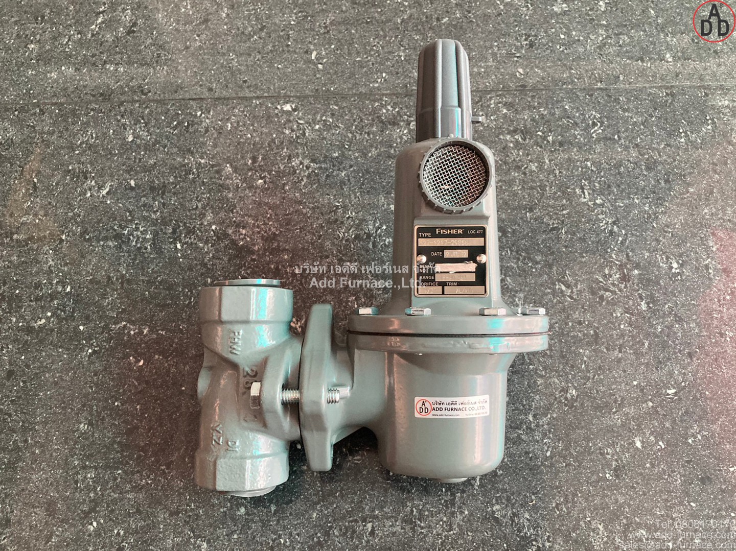Fisher Type 627-1217-29858 | Fisher Regulator - บริษัท เอดีดี เฟอร์เนส ...
