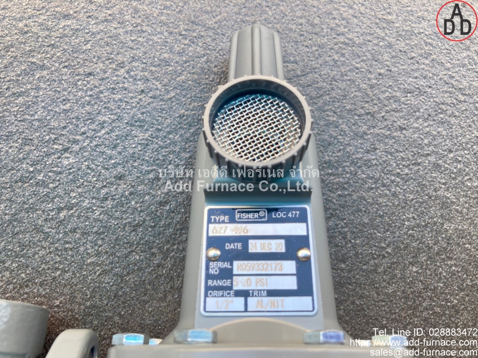 Fisher Type 627-496 - Add Furnace Co.,Ltd.