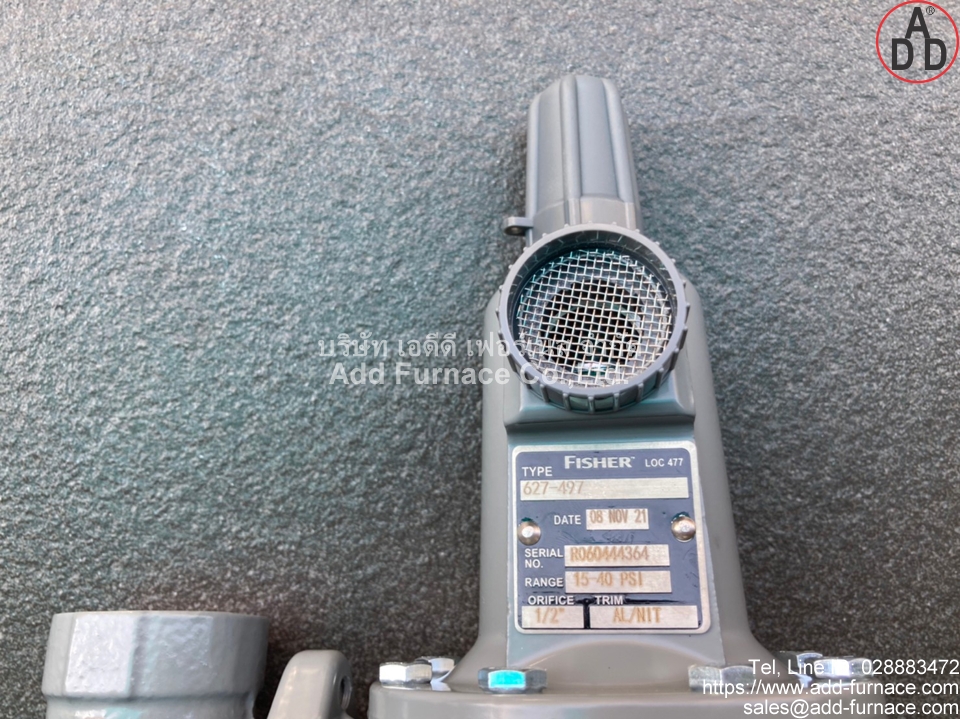 Fisher Type 627-497 - Add Furnace Co.,Ltd.